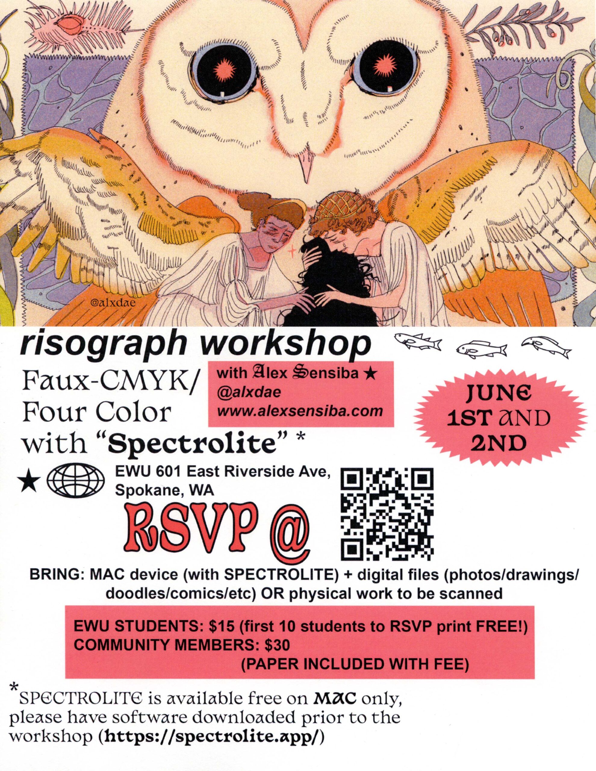 Risograph Workshop with Alex Sensiba - Spokane Arts